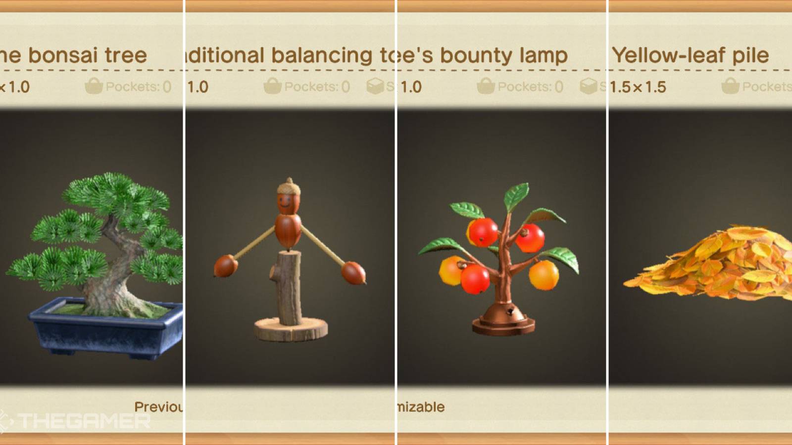Animal Crossing: New Horizons - All the Acorn & Pine Cone DIY Recipes ...
