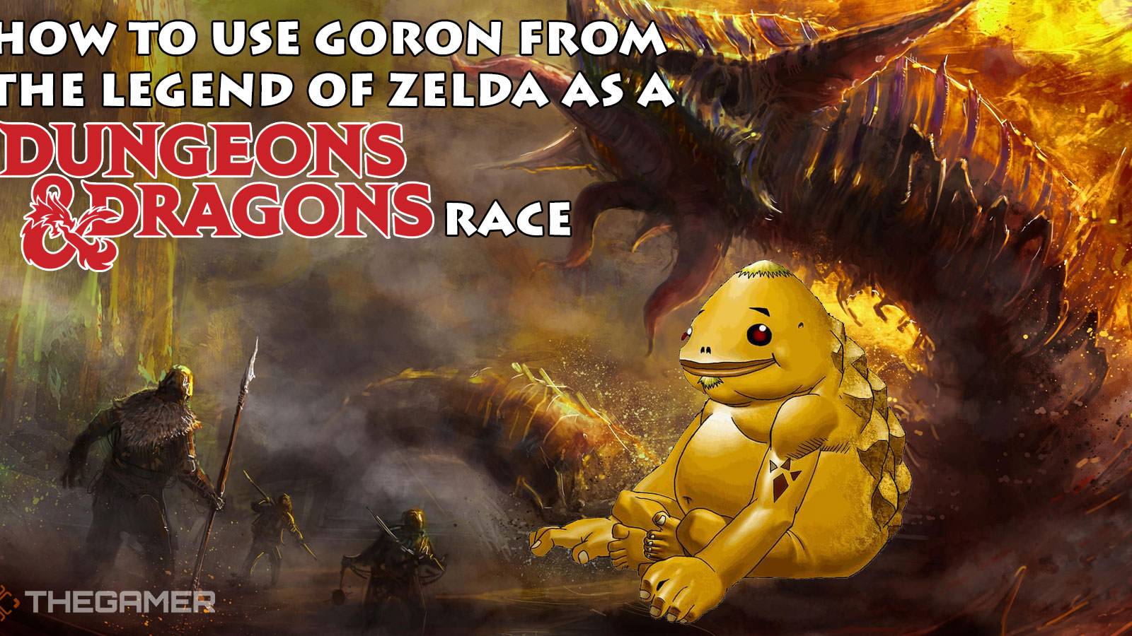 How To Use Goron From The Legend Of Zelda As A D&D Race