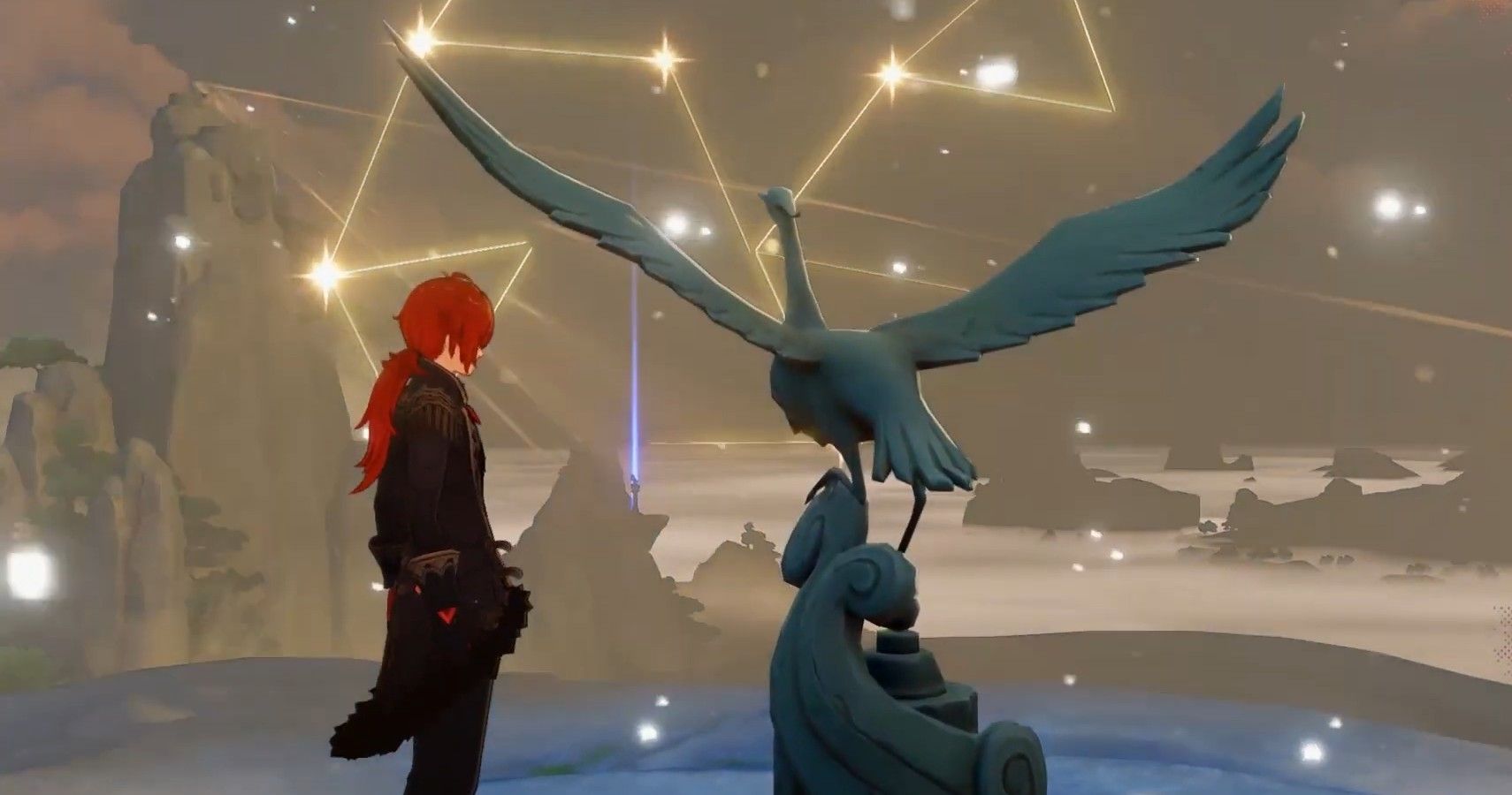 Genshin Impact Incomplete Writing - Statue Puzzle Guide