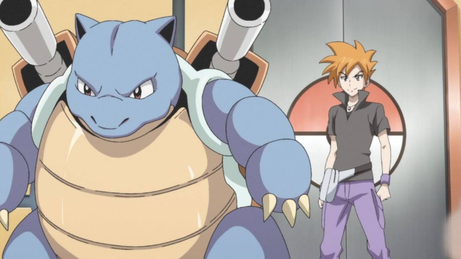 How did Blue become Champion in Pokemon Red & Blue?