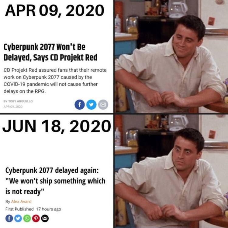 15 Cyberpunk 2077 Delay Memes That Are Too Hilarious For Words