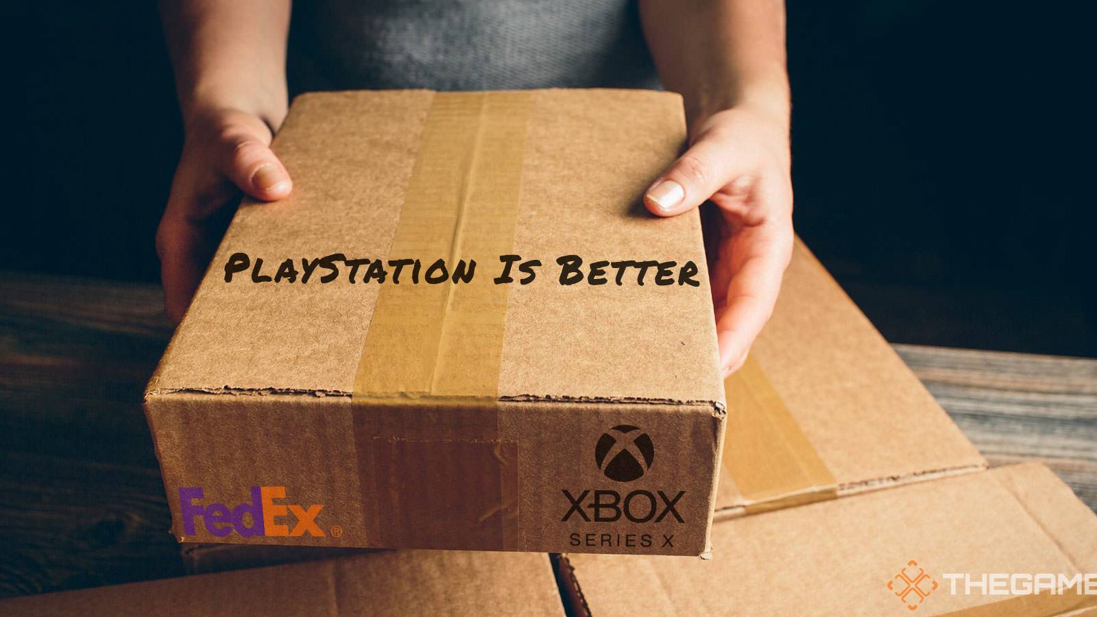 FedEx Driver Writes "PlayStation Is Better" On Xbox Delivery