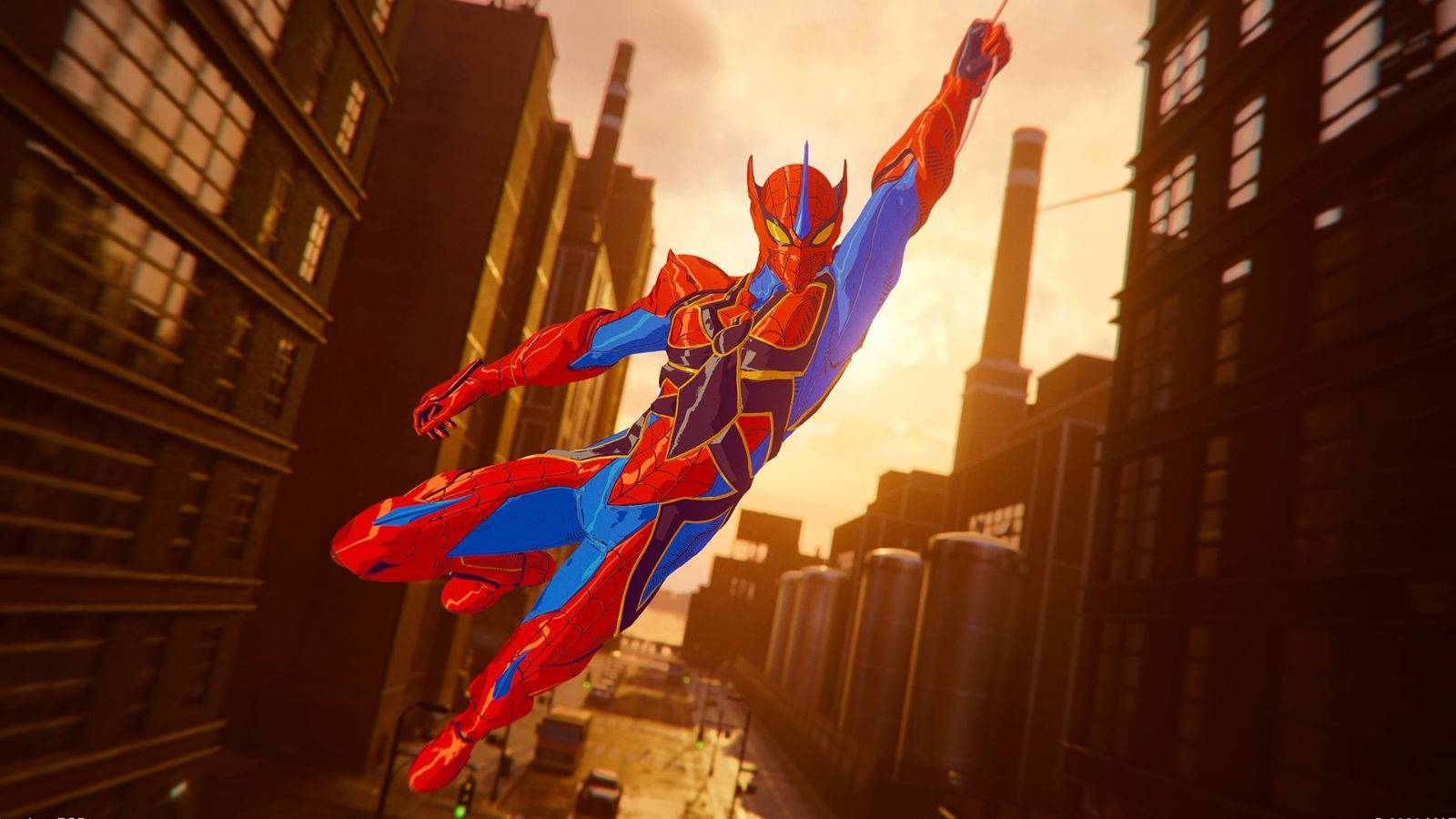 orange spider man