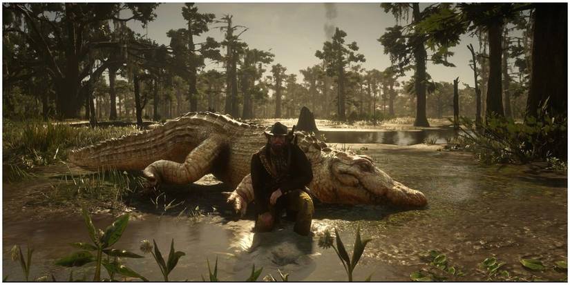 How To Beat The Legendary Alligator In RDR2