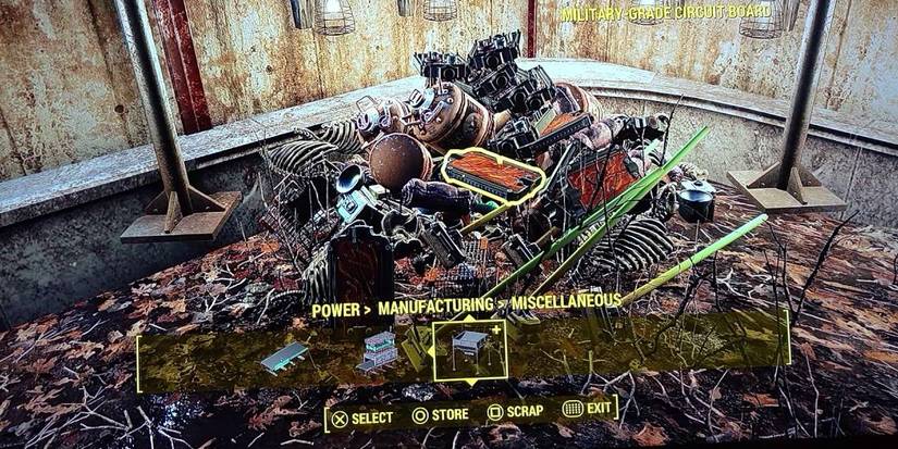 Fallout 4: Everything You Need To Know About Scrapping Junk