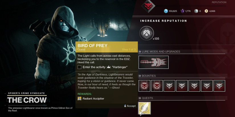 Destiny 2: How To Earn Random Rolls For Hawkmoon