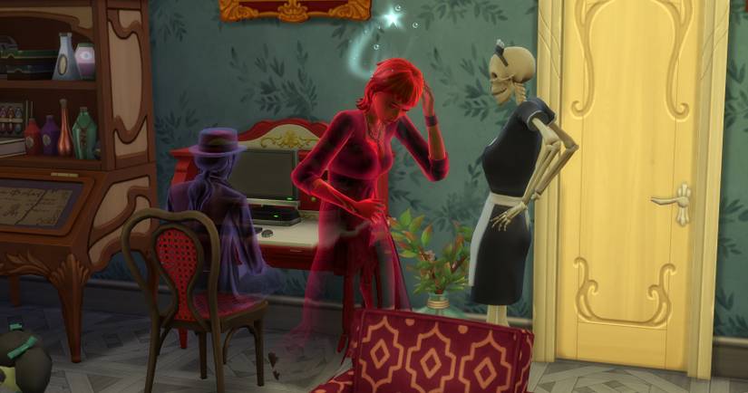 The Sims 4 Paranormal Stuff: How To Summon Bonehilda And What She'll Do