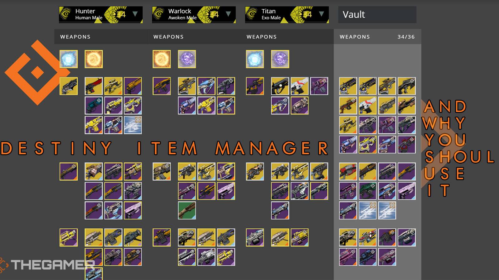 Destiny 2: Destiny Item Manager And Why You Should Use It