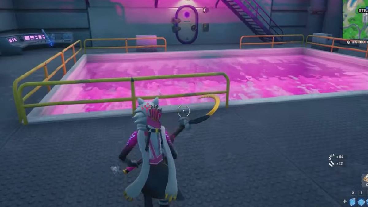 How To Bathe In A Purple Pool In Fortnite
