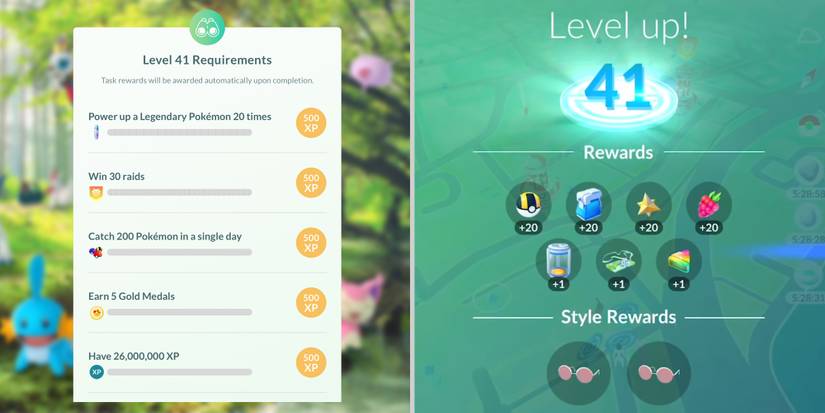 Pokemon Go: All Level Requirements From 40 To 50