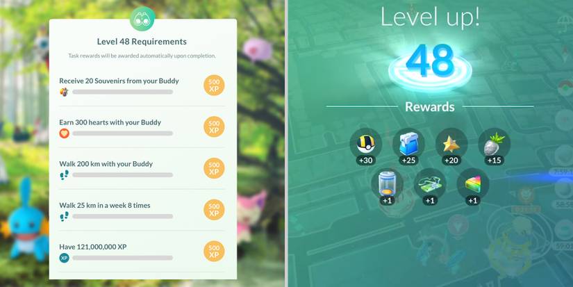 Pokemon Go: All Level Requirements From 40 To 50