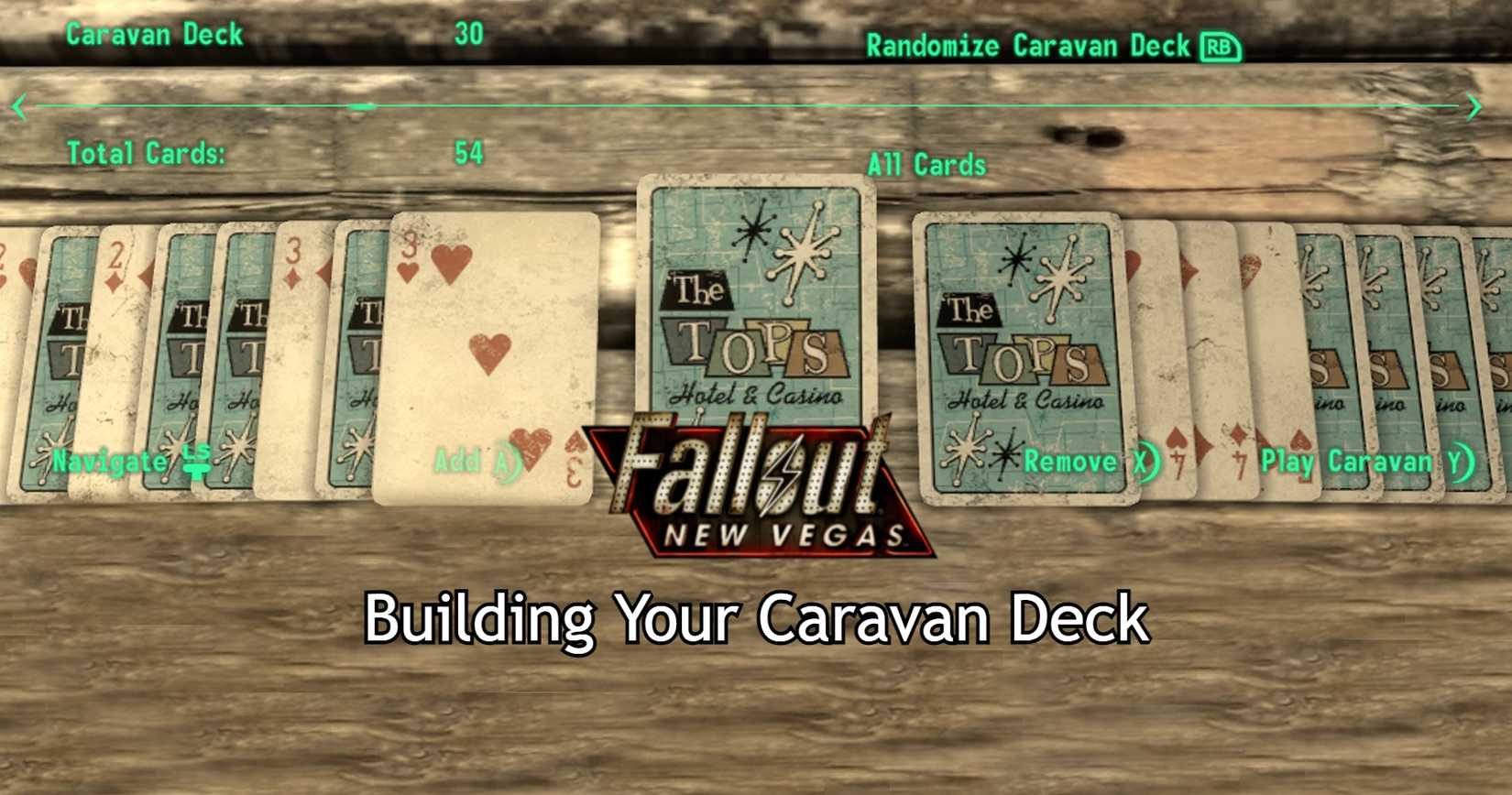 How To Win At Caravan In Fallout: New Vegas
