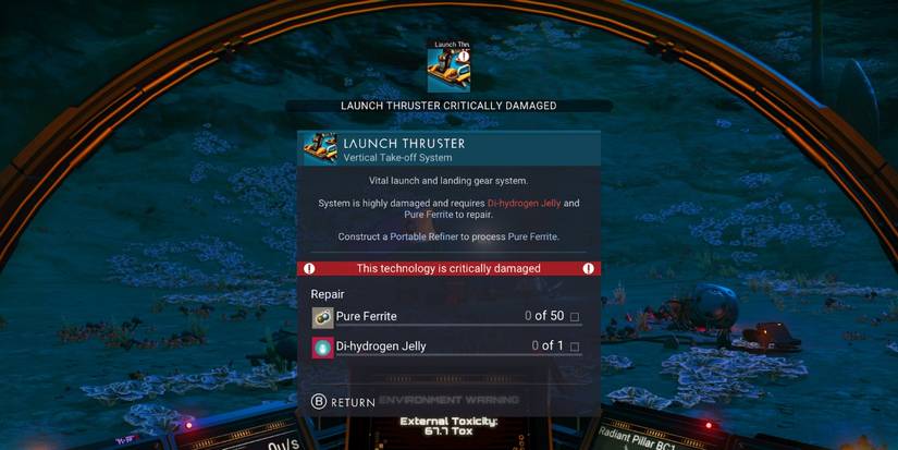No Man's Sky: How To Fix Your Ship