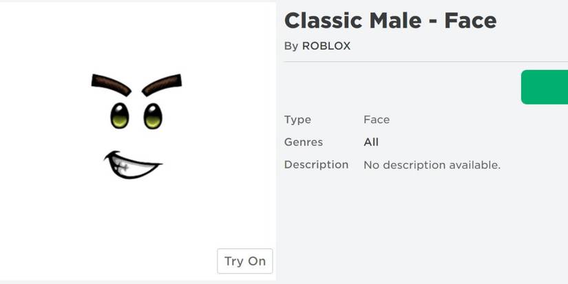 Roblox: All Of The Free Faces In The Catalog