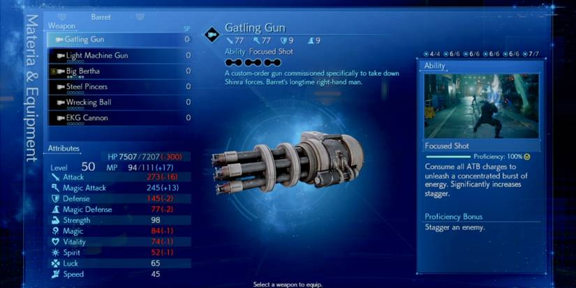Final Fantasy VII Remake: Every Weapon In The Game (& Where To Find Them)