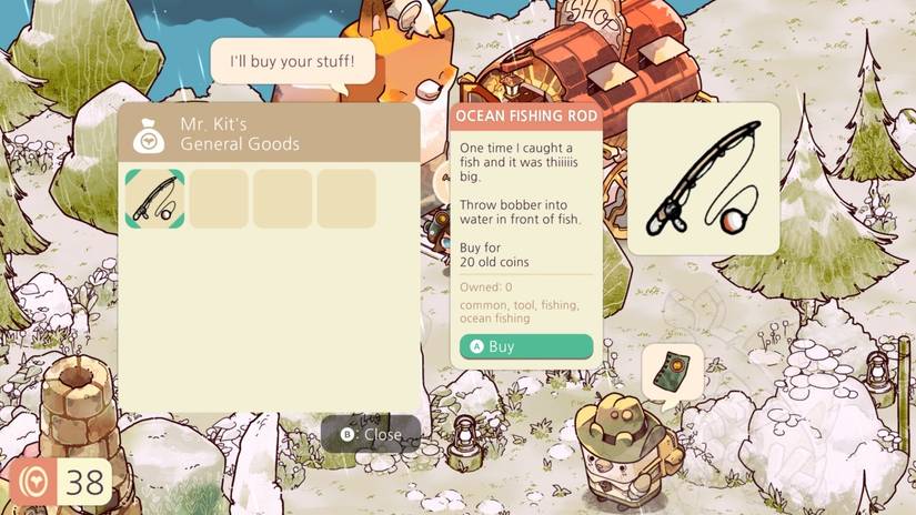 Cozy Grove Fishing Guide