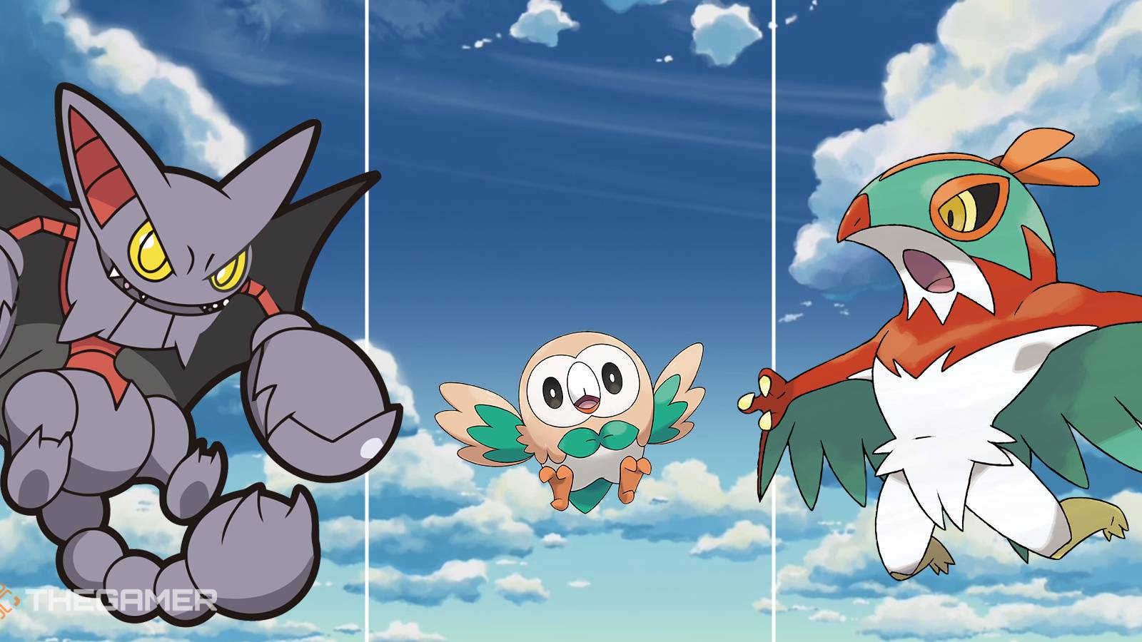 all flying type pokémon