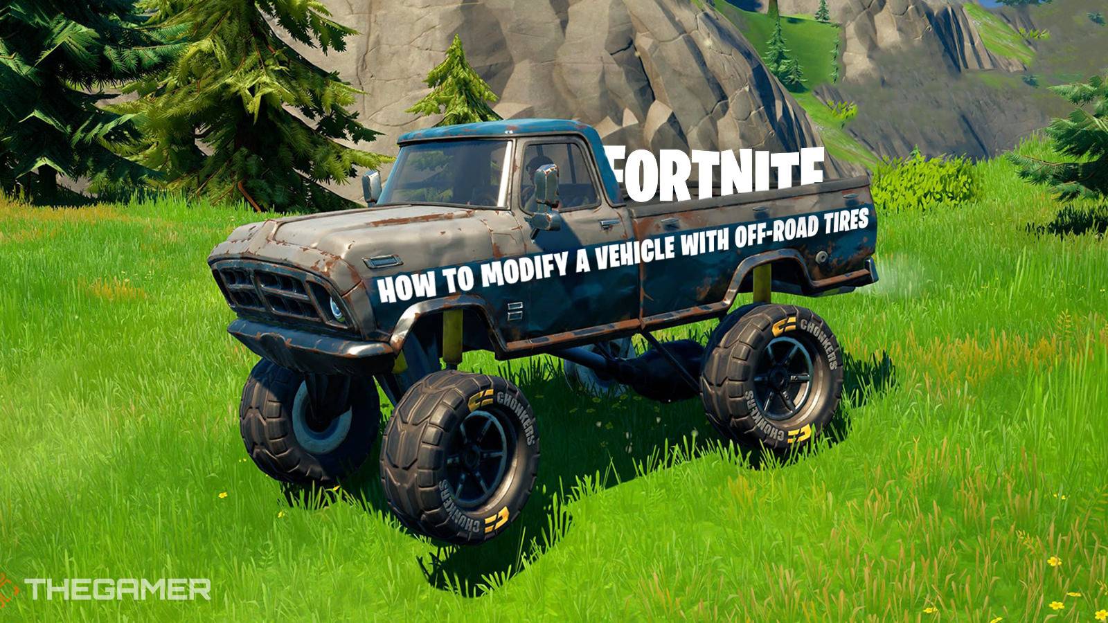 Fortnite: How To Modify A Vehicle With Off-Road Tires