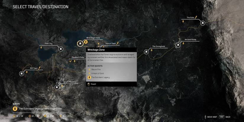 Outriders: The Outrider's Legacy Quest Guide