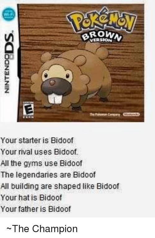 Pokemon: 10 Best Bidoof Memes Only Fans Will Appreciate