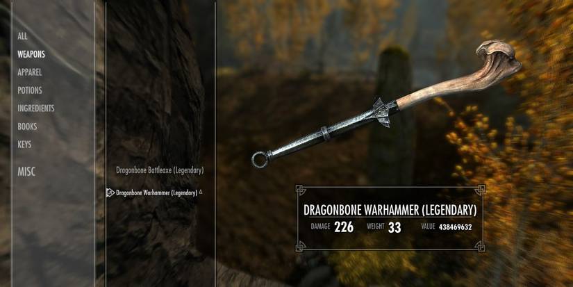 dragonbone warhammer