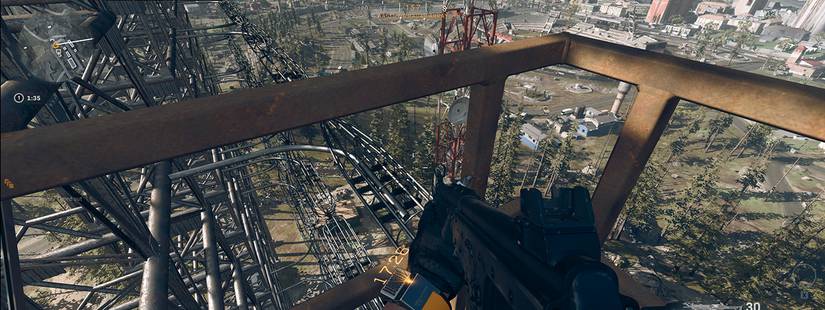COD Warzone: How To Climb The Array In Verdansk 84