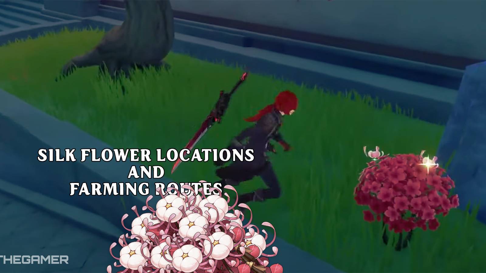 Genshin Impact: Silk Flower Locations And Farming Routes