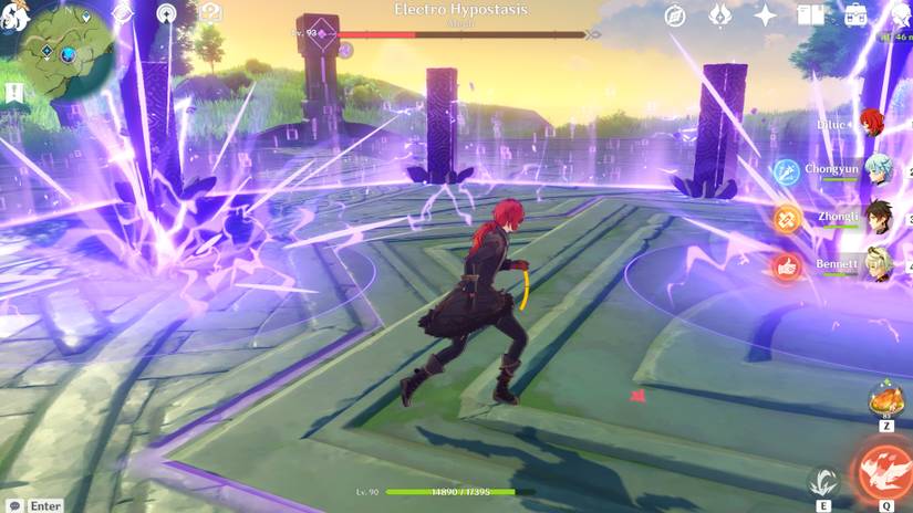 How To Defeat The Electro Hypostasis In Genshin Impact