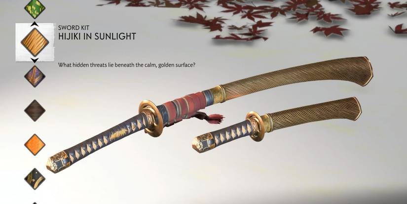 Ghost Of Tsushima Best Sword Kits Designs