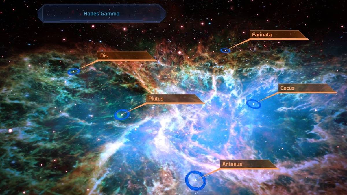 Mass Effect: Hades Gamma Cluster Guide