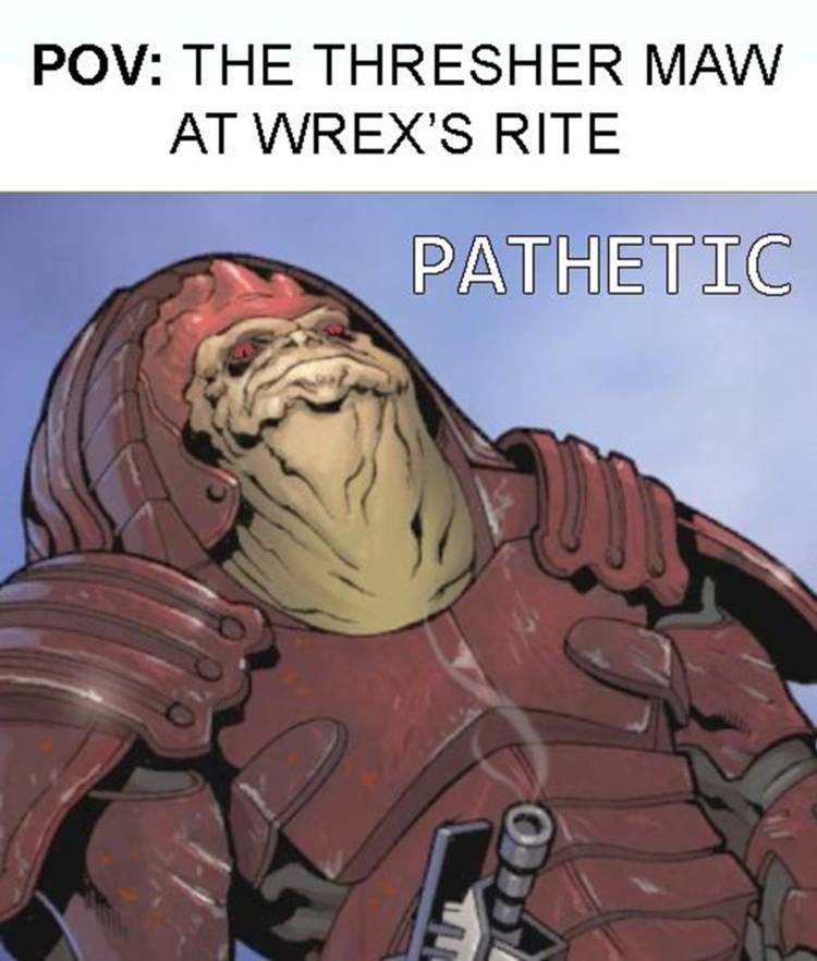 Mass Effect: 10 Best Wrex Memes