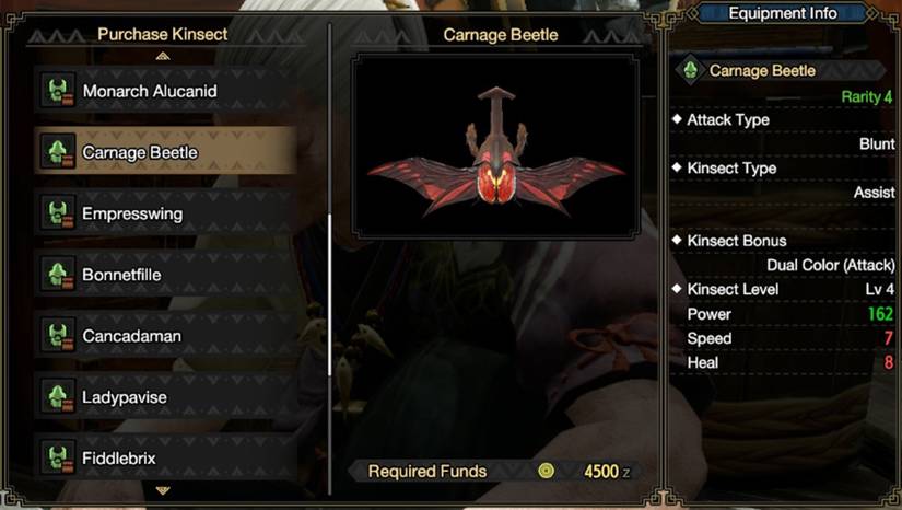 Monster Hunter Rise Insect Glaive Weapon Guide
