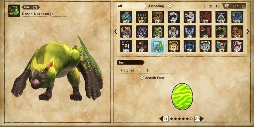 green nargacuga