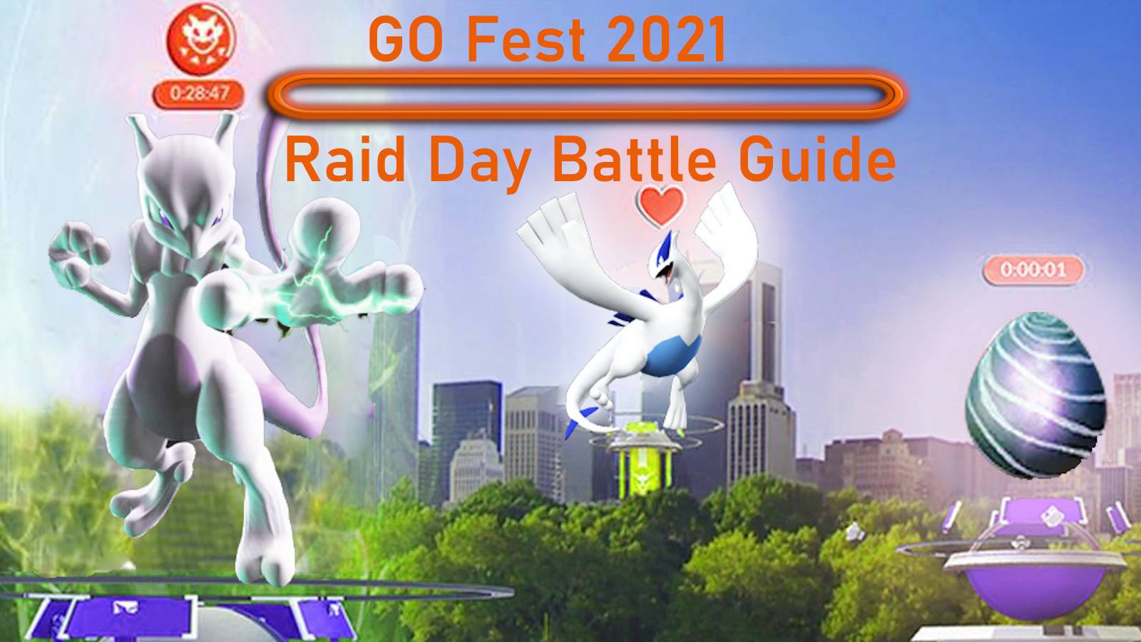 Pokemon GO Fest 2021: Every Legendary Raid Boss Battle