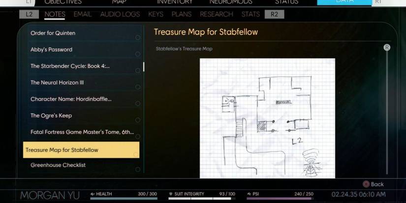 Prey: All Treasure Hunt Map Locations