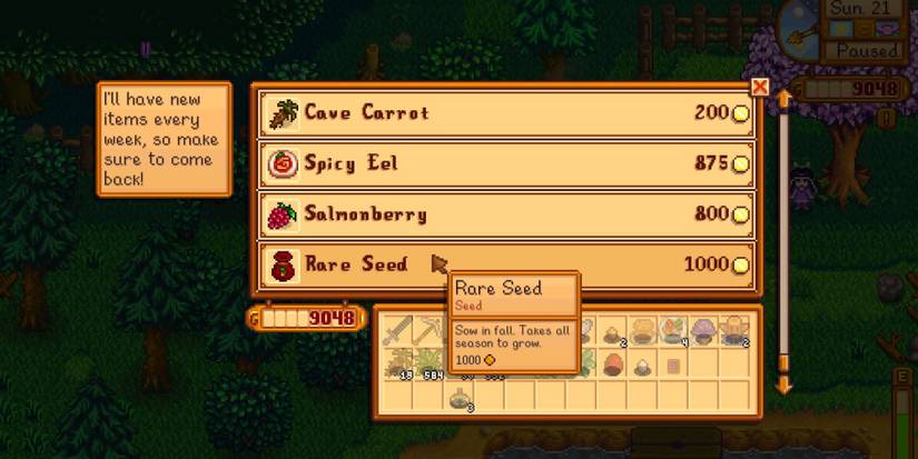 Stardew Valley: Everything You Need To Know About The Traveling Merchant