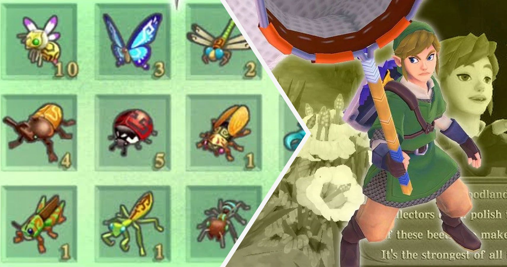 Skyward Sword: Every Bug and Where To Catch It