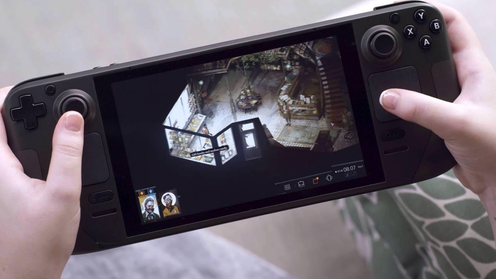 Valve Shows Off Steam Deck's Trackpad and Gyro Controls