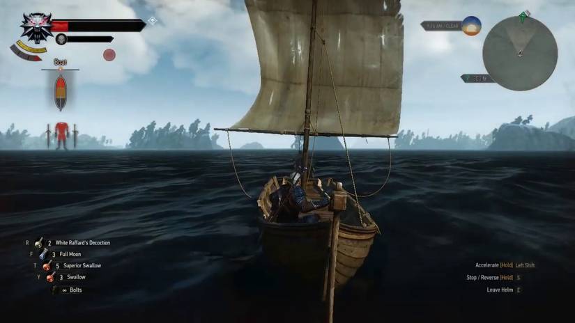 Witcher 3: How To Use Boats