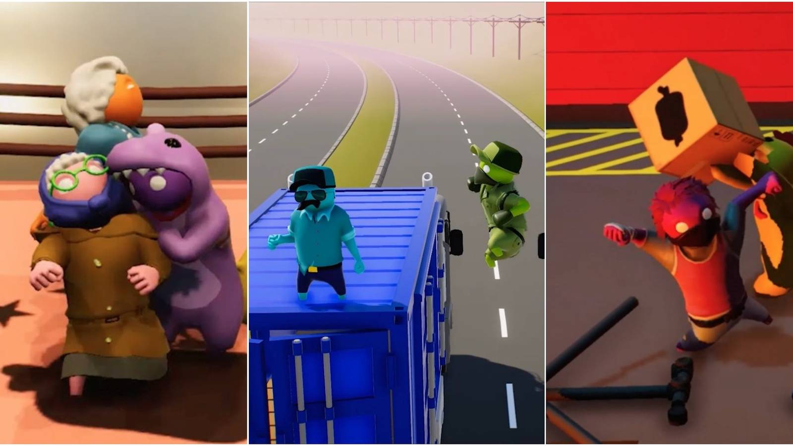Every Combo Attack Move In Gang Beasts