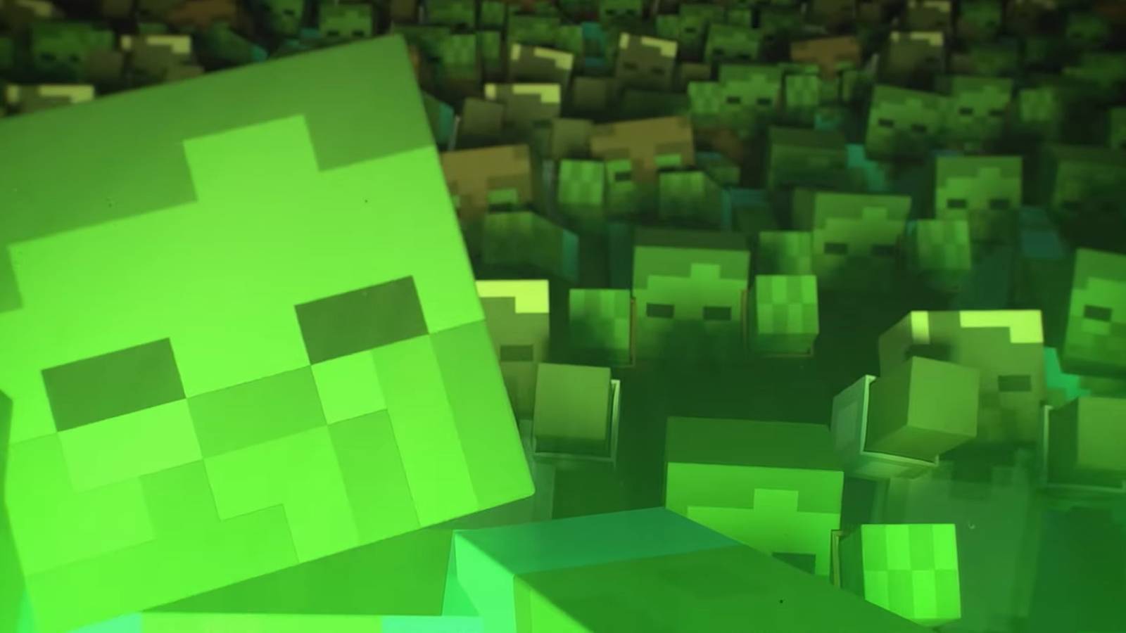 Wallpaper Minecraft Zombie