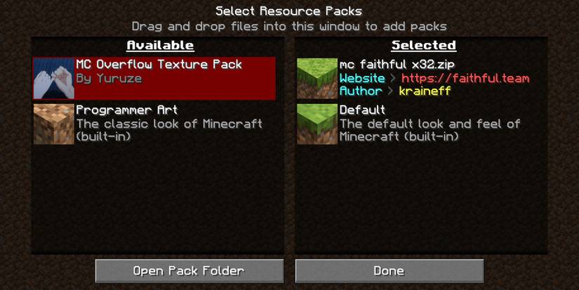 How To Install Texture Packs In Minecraft