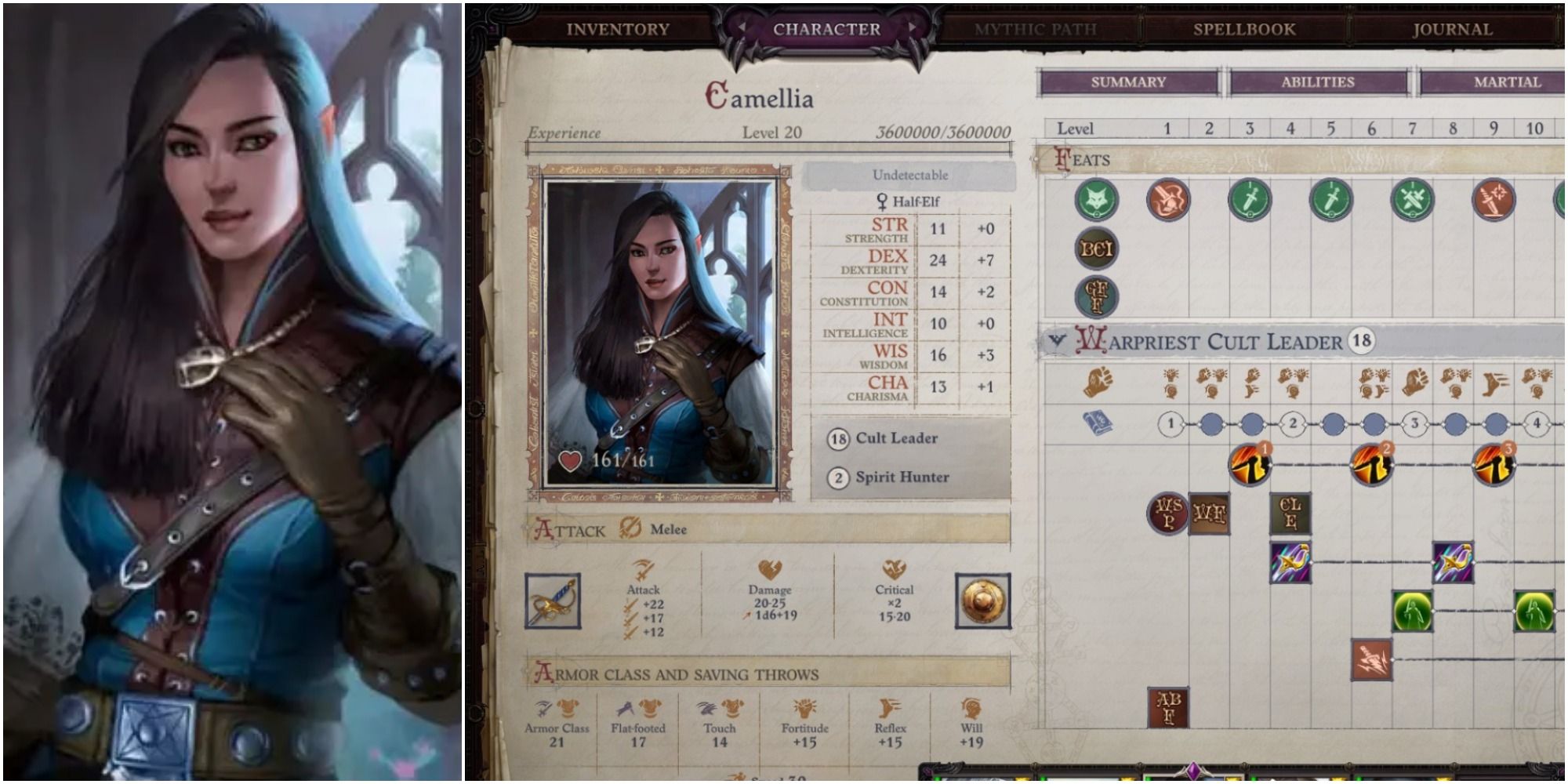 Best Camellia Builds For Pathfinder: Wrath of the Righteous