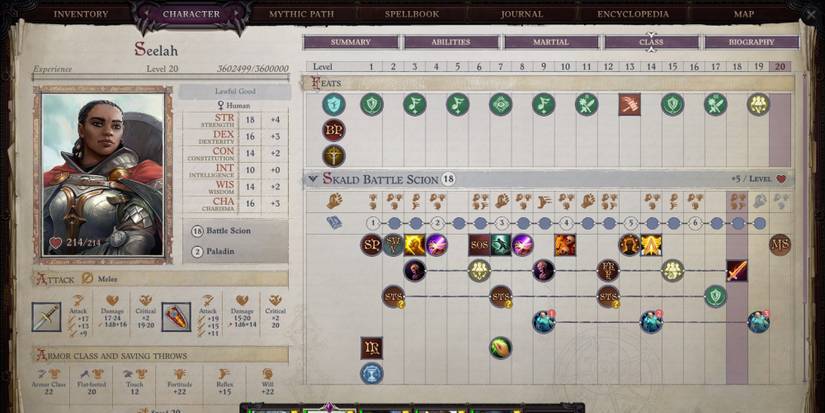 The Best Builds For Seelah In Pathfinder: Wrath of the Righteous