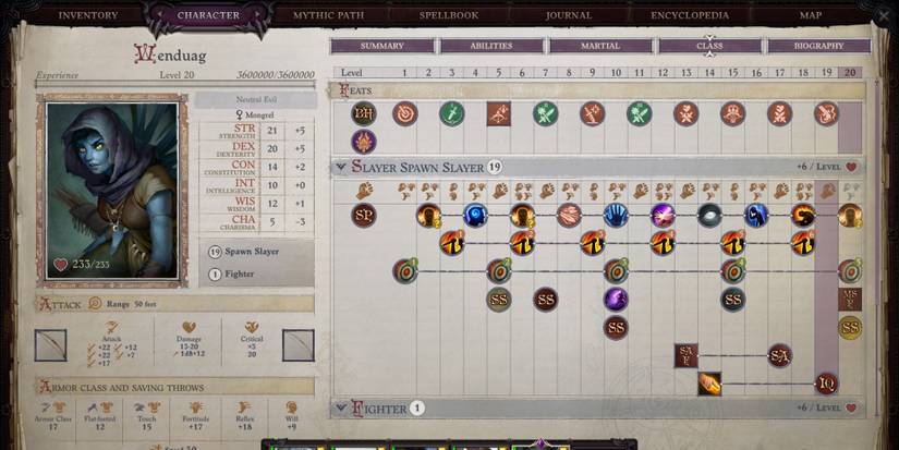 Best Wenduag Builds In Pathfinder: Wrath Of The Righteous