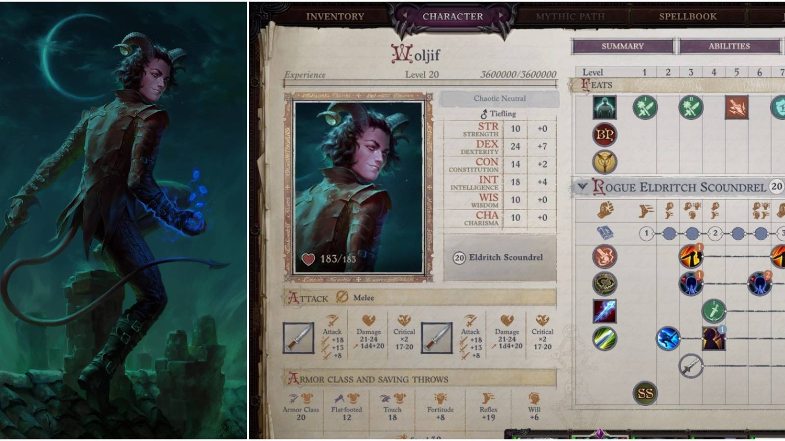 Pathfinder: Wrath of the Righteous - Best Woljif Builds