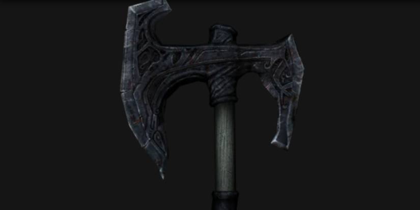 ebony war axe