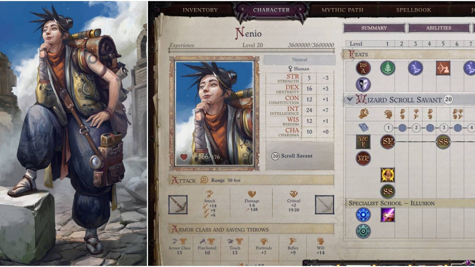 Pathfinder: Wrath Of The Righteous - Best Nenio Builds