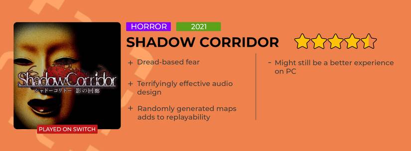 Shadow Corridor Nintendo Switch Review
