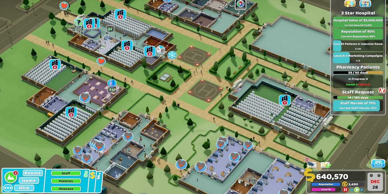 How To Raise Hospital Value In Two Point Hospital